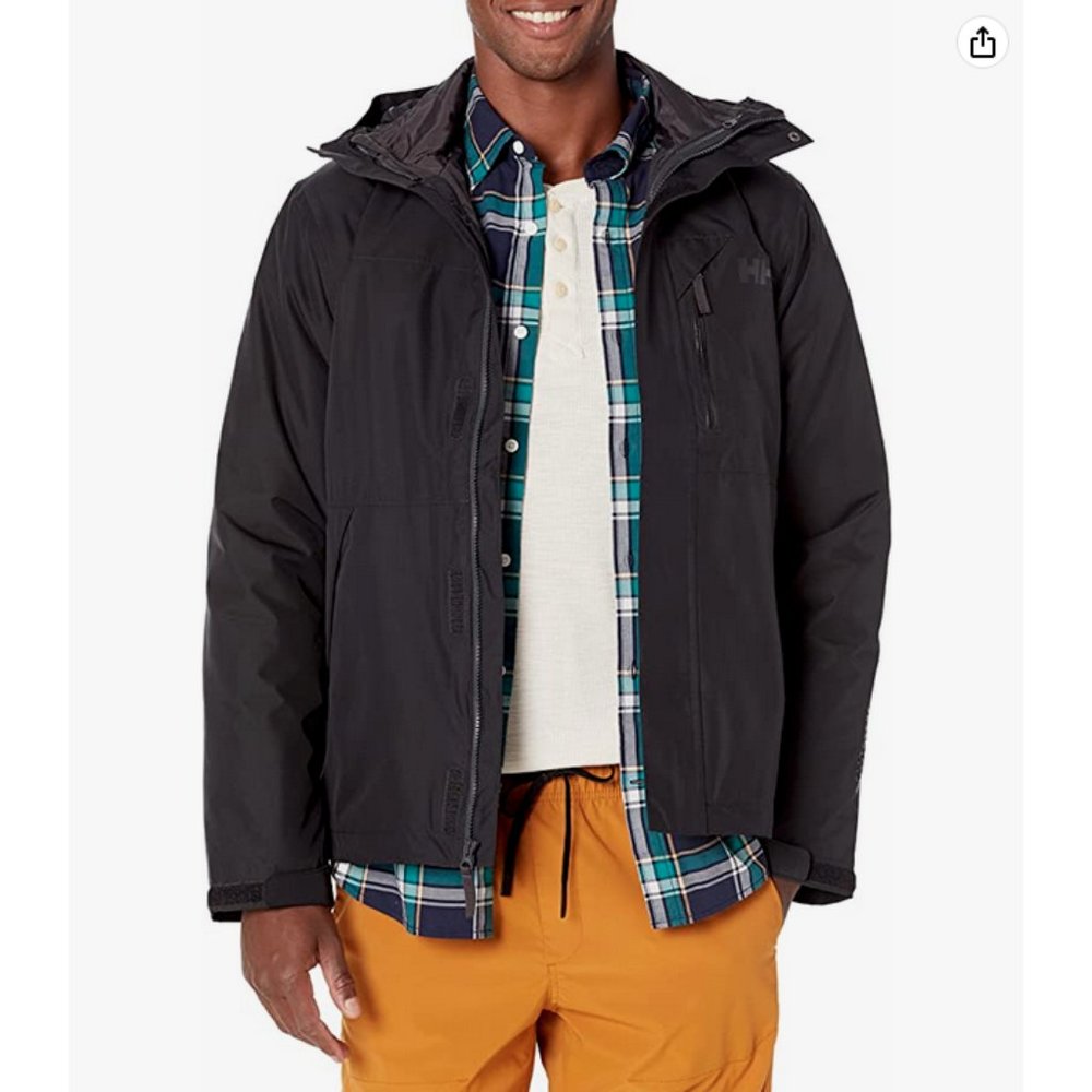 Helly Hansen Squamish Cis (3-In-1) Rain Jacket Size X… - Gem